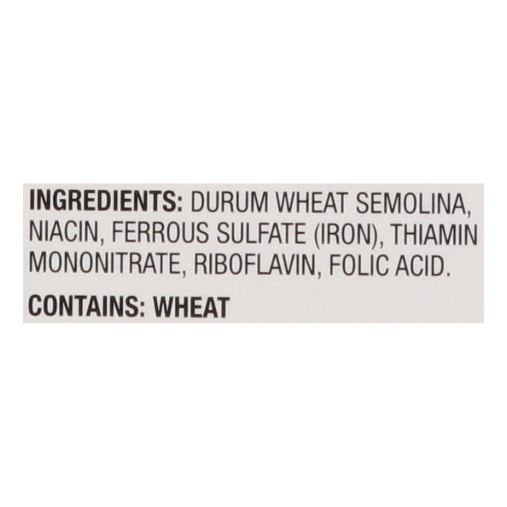 Raley's Medium Shells-Ingredients