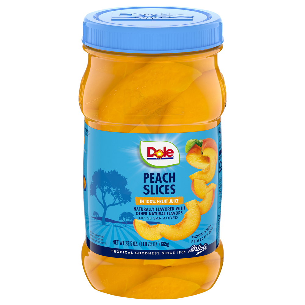 Dole Peaches in 100% Fruit Juice, Sliced-Main