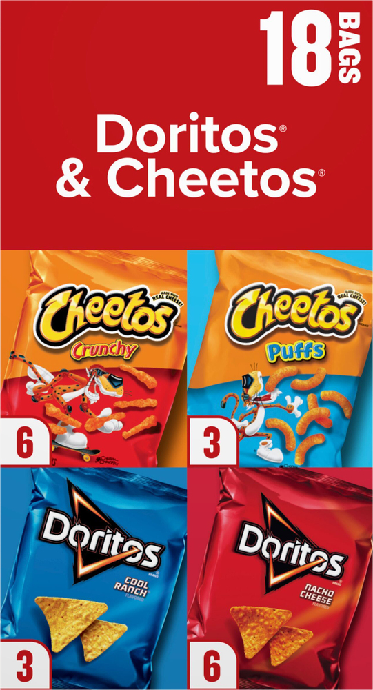 Frito Lay Doritos & Cheetos Mix-Planogram-Left
