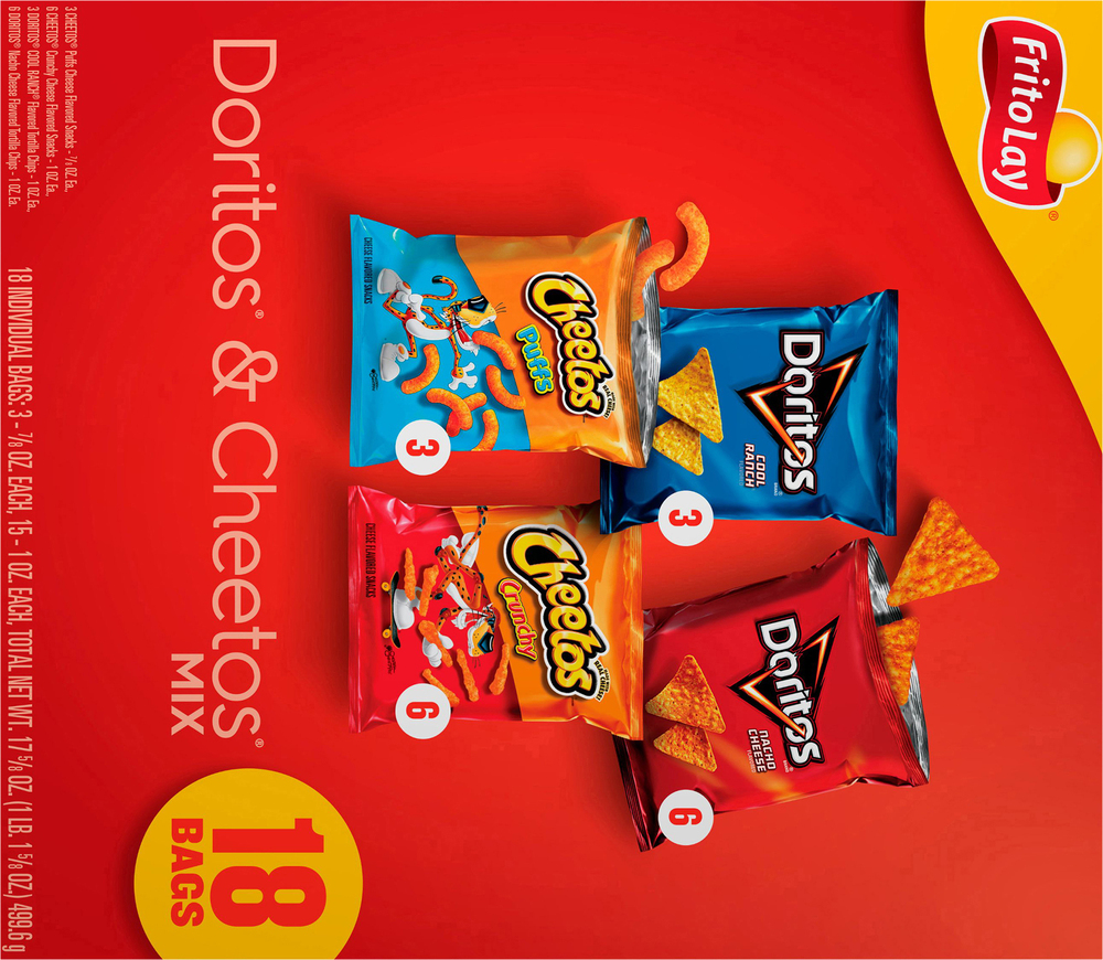Frito Lay Doritos & Cheetos Mix-Planogram-Back