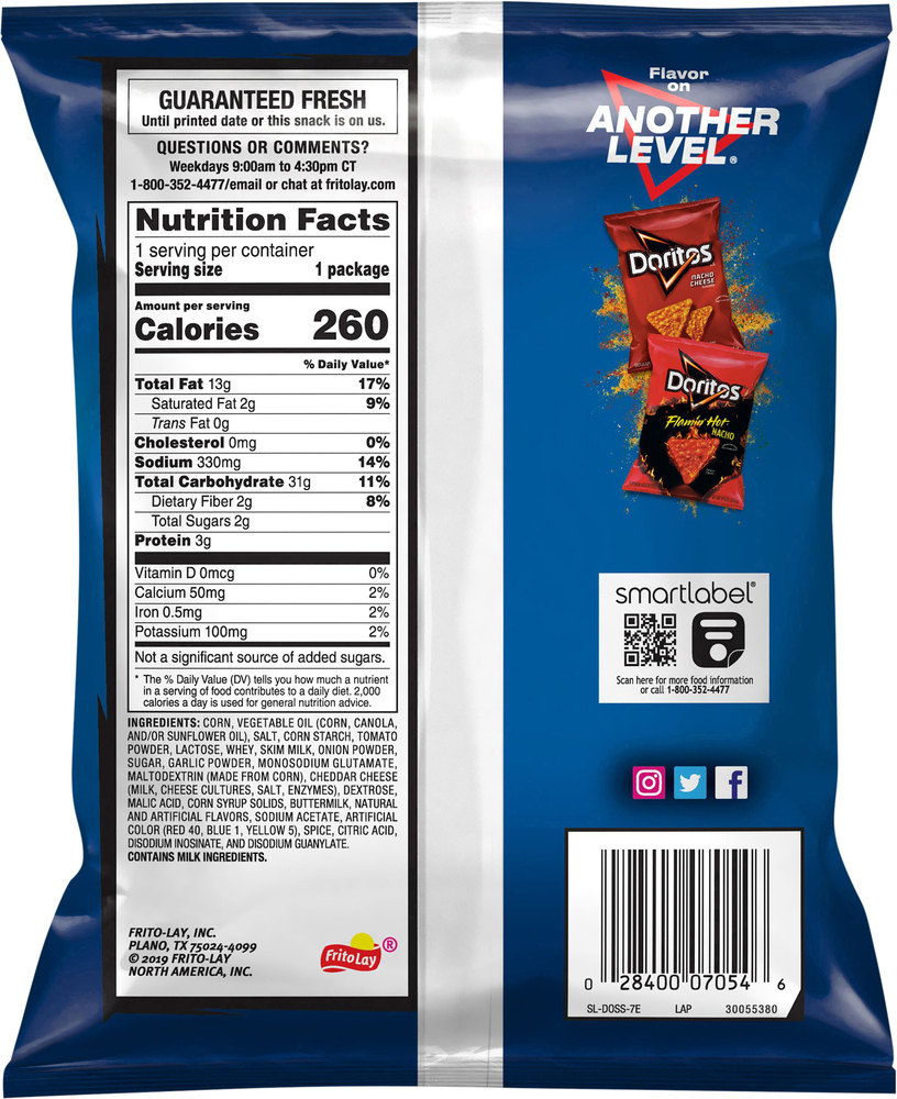 Doritos Fresco Ranch DORITOS® COOL RANCH® Flavored Tortilla Chips