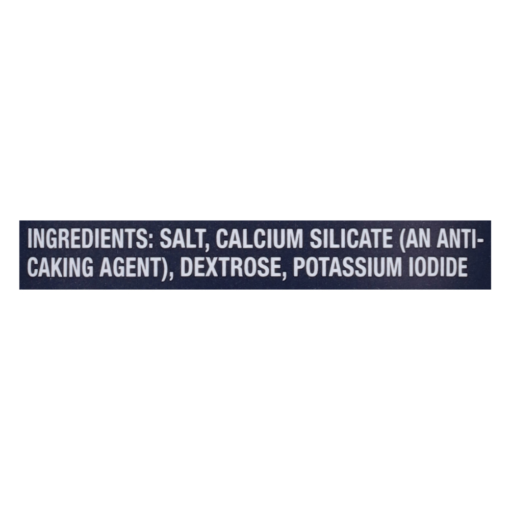 Morton Salt, Iodized-Ingredients