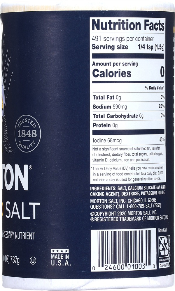 Morton Salt, Iodized-Planogram-Right