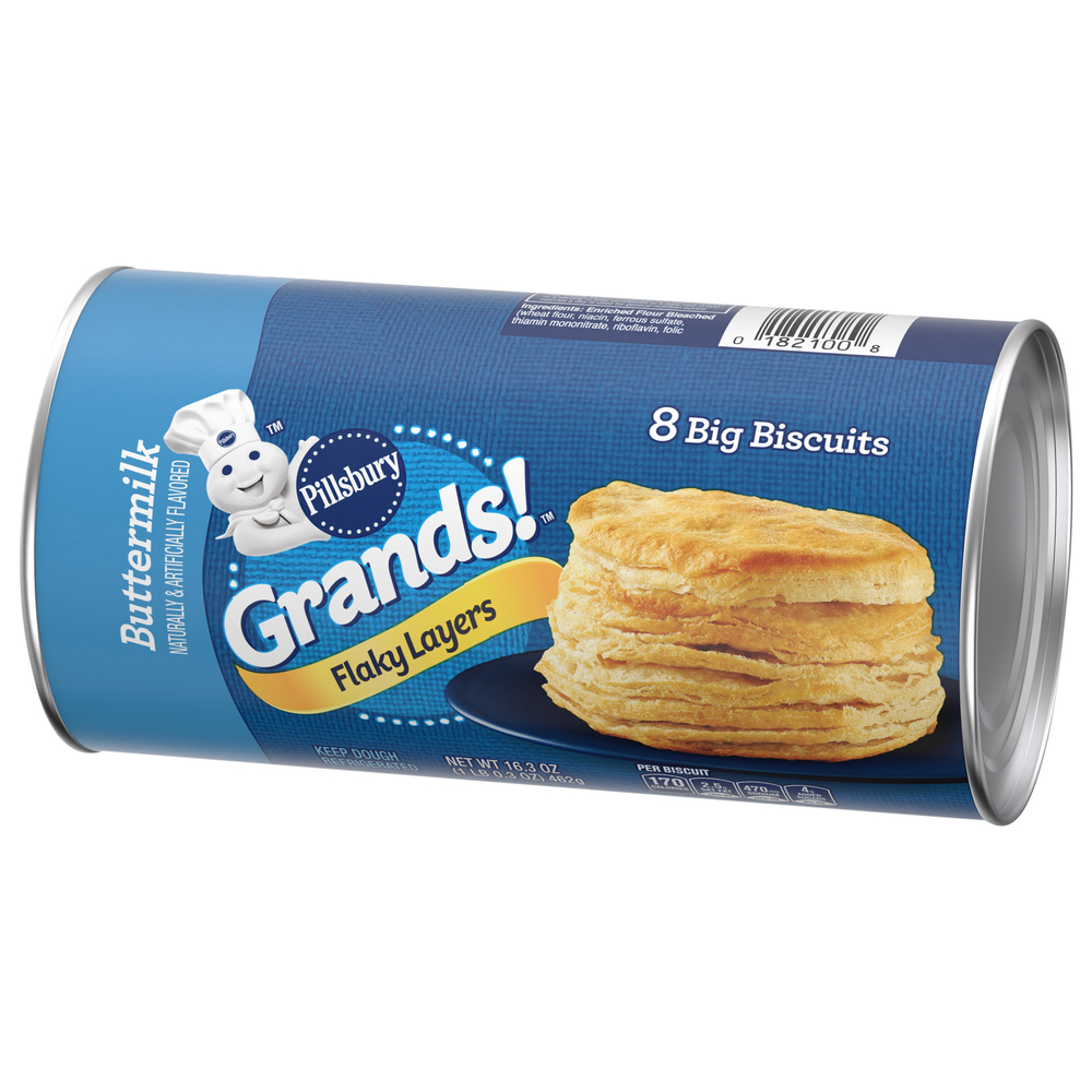 Pillsbury Grands! Big Biscuits, Buttermilk, Flaky Layers-Front-Right ...