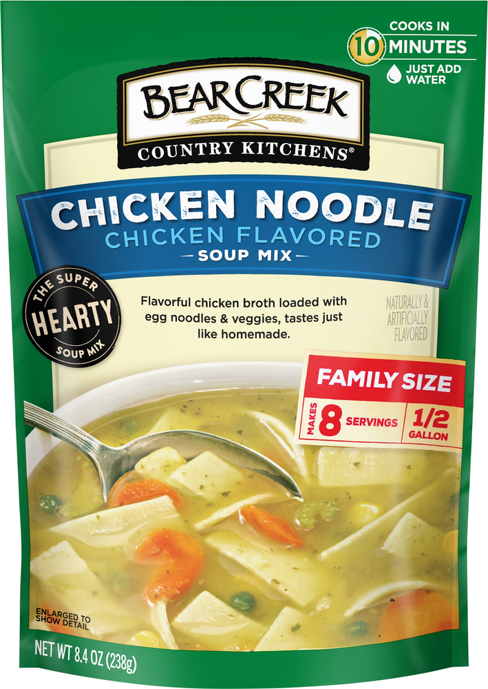 Bear Creek Country Kitchens Soup Mix Chicken Noodle Flavored Family Size