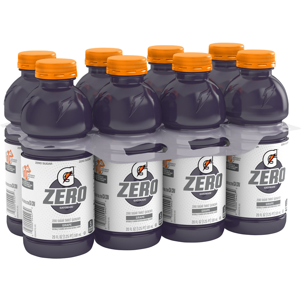 Gatorade Zero Thirst Quencher, Grape, Zero Sugar-Hero