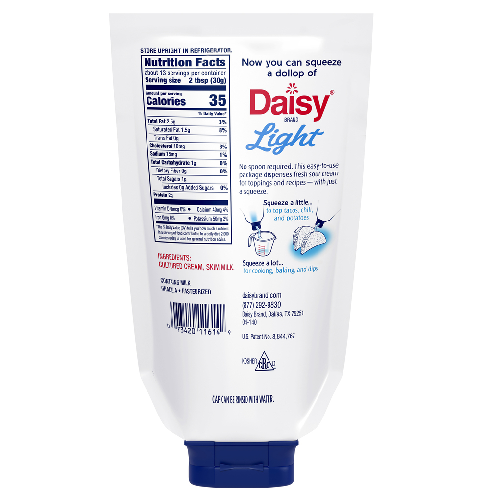 Daisy Sour Cream, Light-Planogram-Back