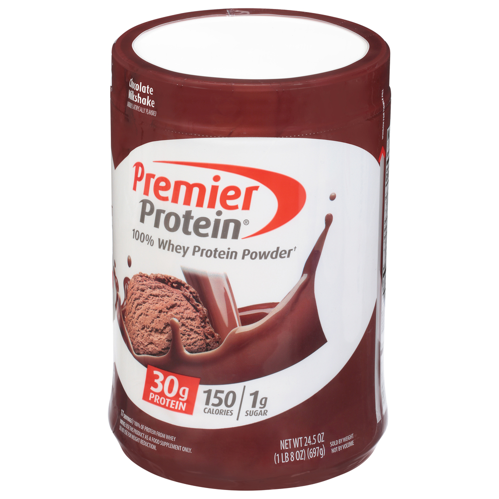 Premier Protein Whey Protein Powder, Chocolate Milkshake-Front-Right ...