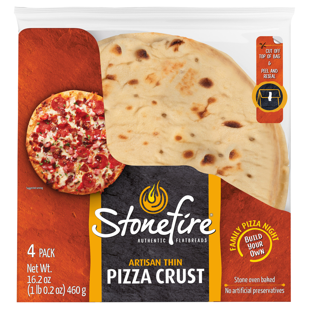 Stonefire Pizza Crust, Artisan Thin-Main