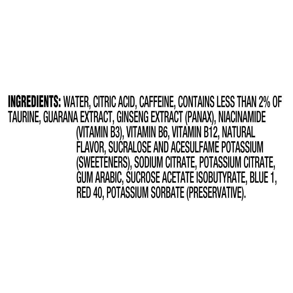 MiO Liquid Water Enhancer, Black Cherry, Energy-Ingredients