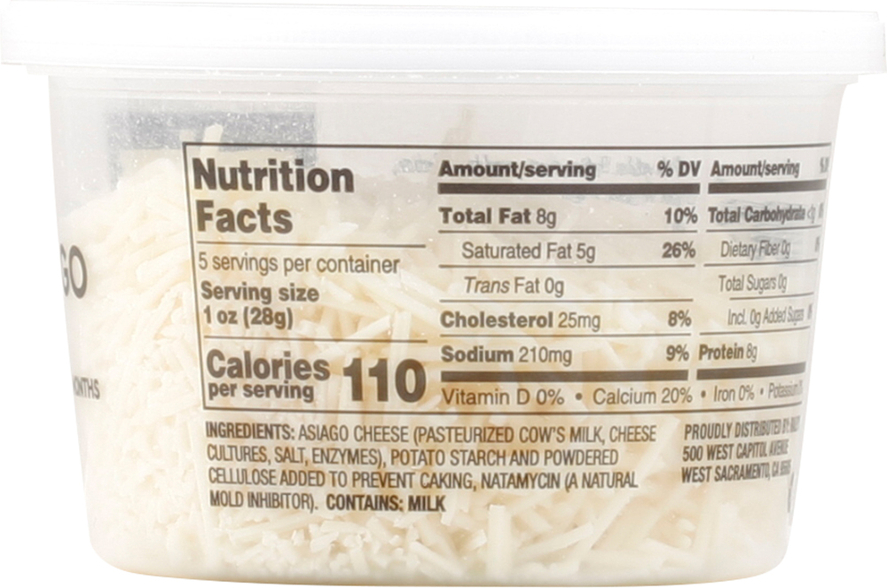 Nob Hill Trading Co. Shredded Asiago Cheese-Planogram-Right