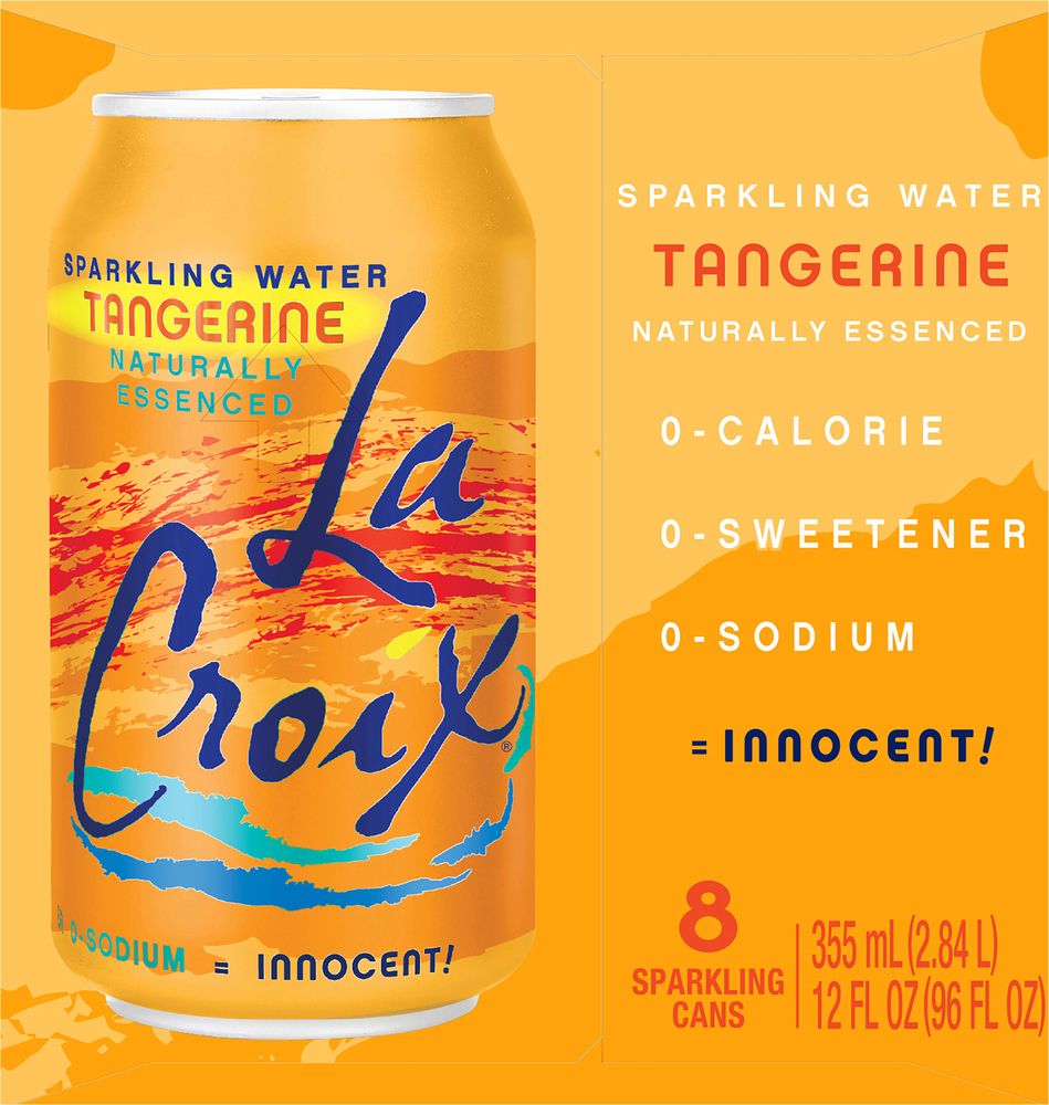 LaCroix Sparkling Water, Tangerine-Planogram-Right