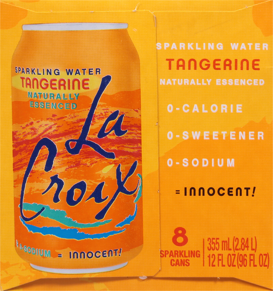 LaCroix Sparkling Water, Tangerine-Planogram-Left