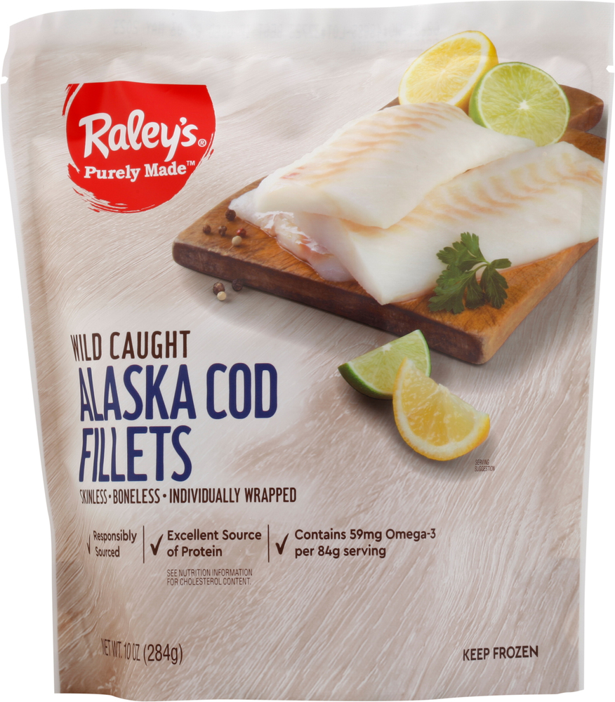 Raley's Purely Made Wild Caught Alaska Cod Fillets-Main