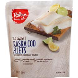 Raley's Purely Made Wild Caught Alaska Cod Fillets