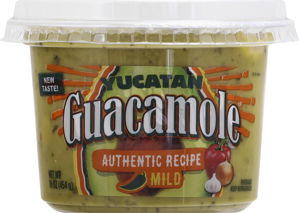 Yucatan Guacamole, Authentic Recipe, Mild-Main