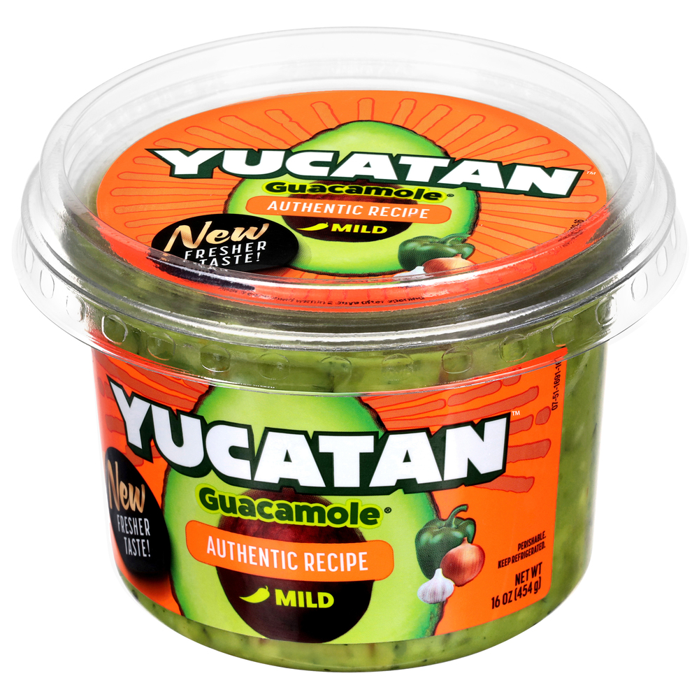 Yucatan Guacamole, Authentic Recipe, Mild-Front-Right-Elevated