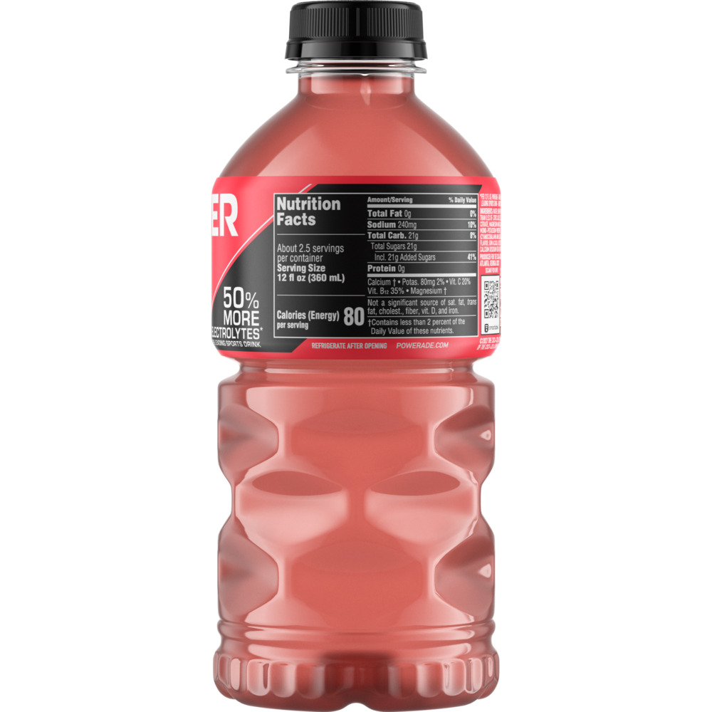 Powerade Strawberry Lemonade Sports Drink-Planogram-Right