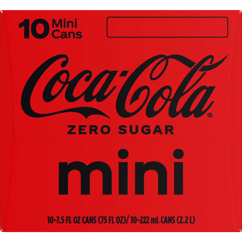 coke zero cans mini
