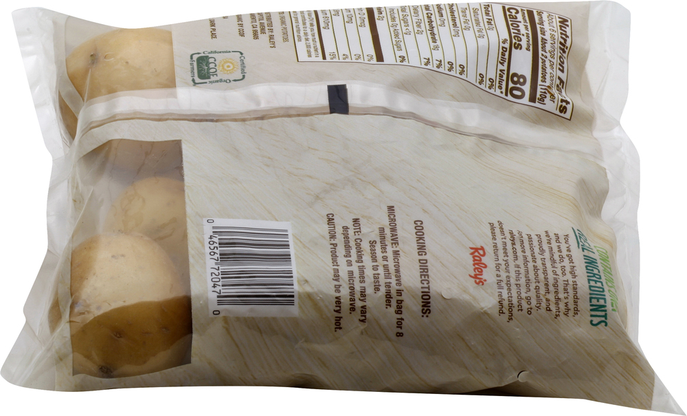 Raley's Organic Gold Potatoes-Planogram-Back