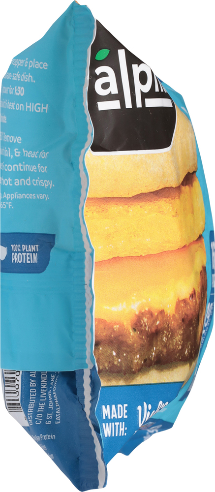 Alpha Breakfast Sandwich, Meatless Sausage-Planogram-Left