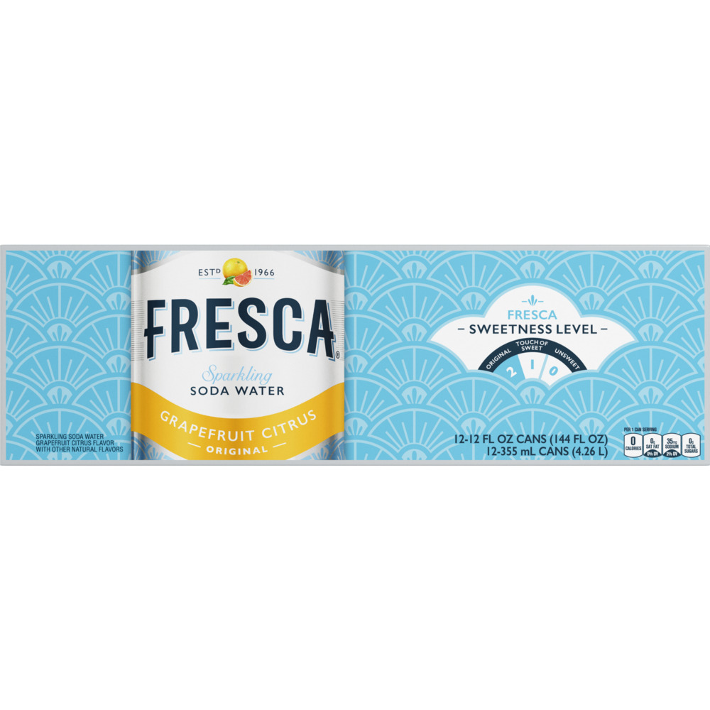 Fresca Grapefruit Citrus Sparkling Soda Water-Main