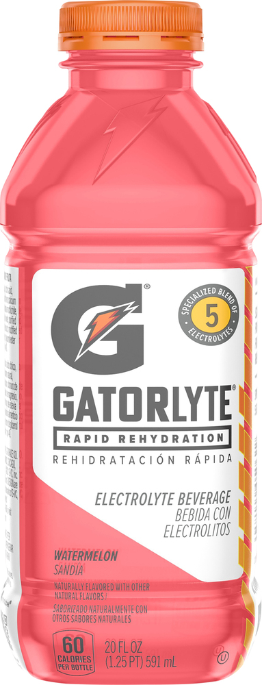 Gatorade Gatorlyte Electrolyte Beverage, Rapid Rehydration, Watermelon ...