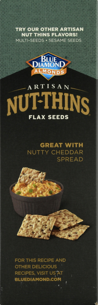 Nut-Thins Rice Cracker, Flax Seeds-Planogram-Left