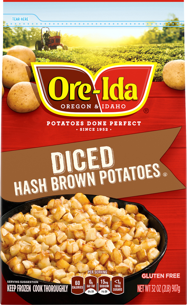 Ore Ida Diced Hash Brown Potatoes-Ecom