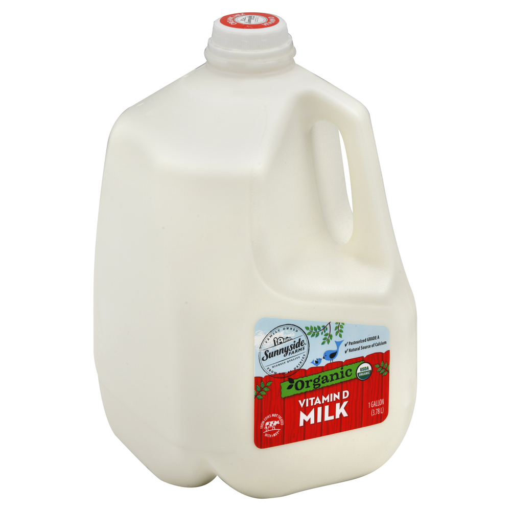 Sunnyside Farms Milk, Vitamin D, Organic-Main