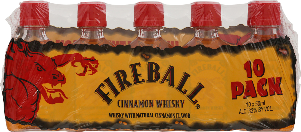 Fireball Whisky, Cinnamon, 10 Pack-Main