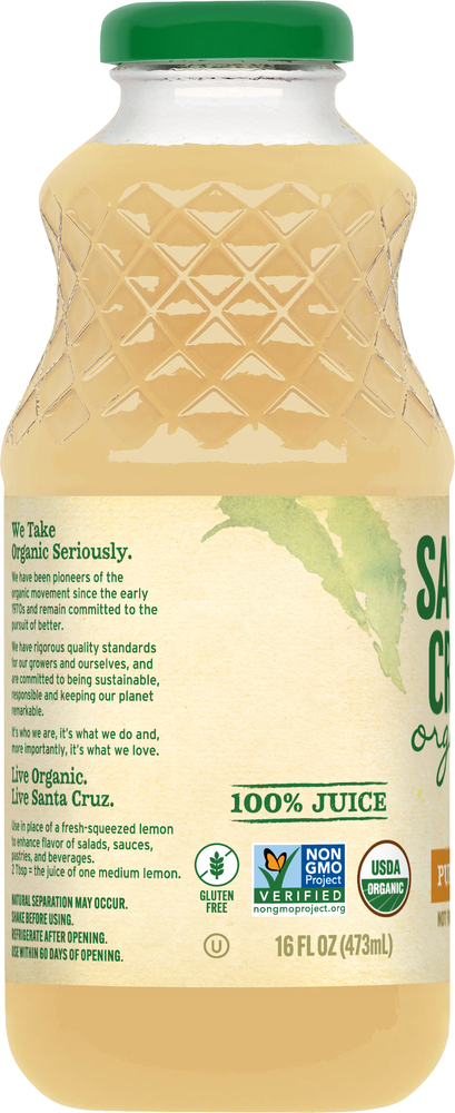 Santa Cruz Organic Organic Lemon Juice-Planogram-Left