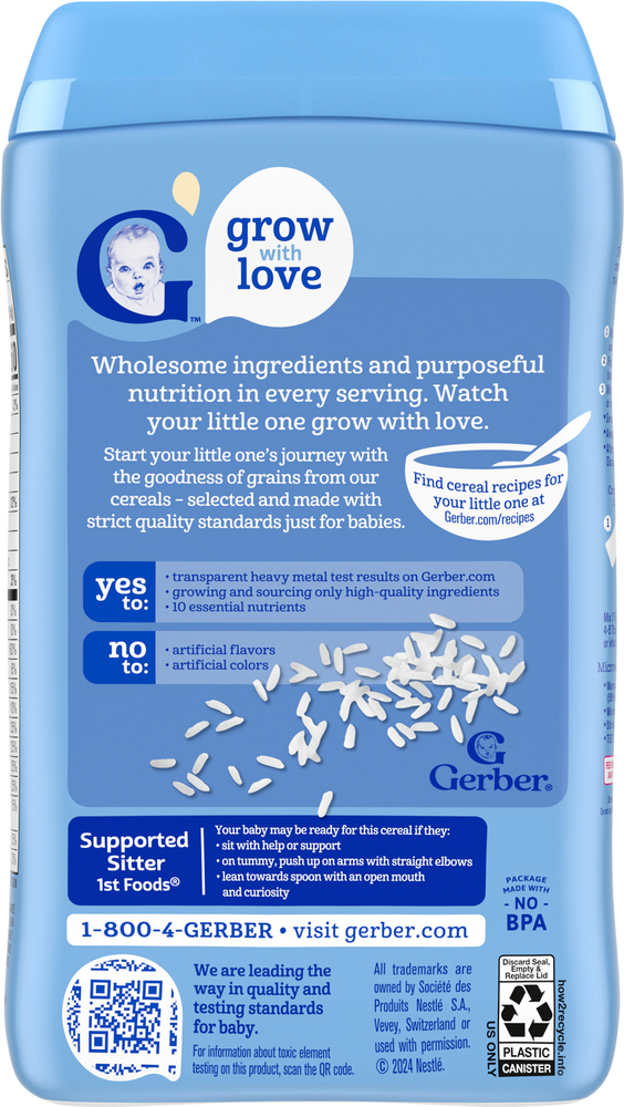 Gerber Single Grain Rice Cereal