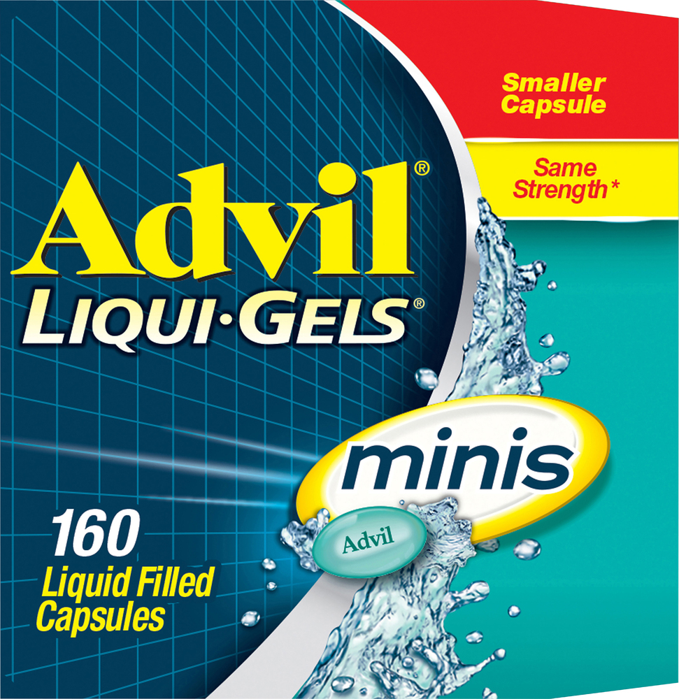 Advil Liqui-Gels Pain Reliever/Fever Reducer (NSAID), 200 mg, Liquid ...