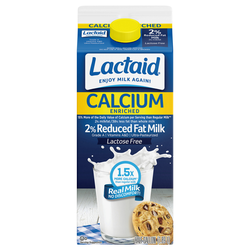 Lactaid Lactose Free 2% Reduced Fat Calcium Enriched Milk-Main