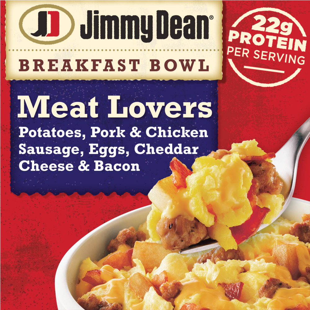 Jimmy Dean Breakfast Bowl Meat Lovers, Frozen, 7 oz Bowl-Main