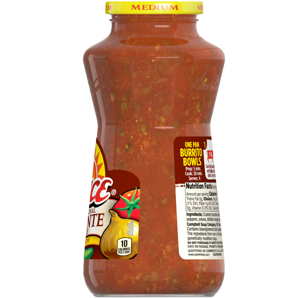 Pace Sauce, Picante, Medium-Planogram-Right