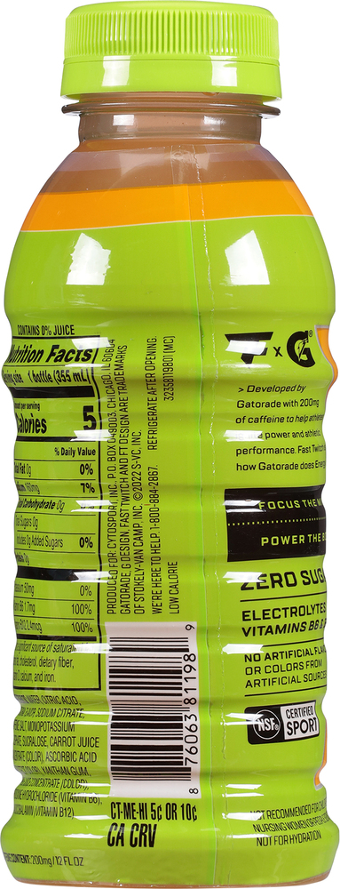 does gatorade have caffeine