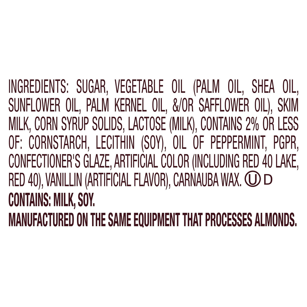 mint candy ingredients