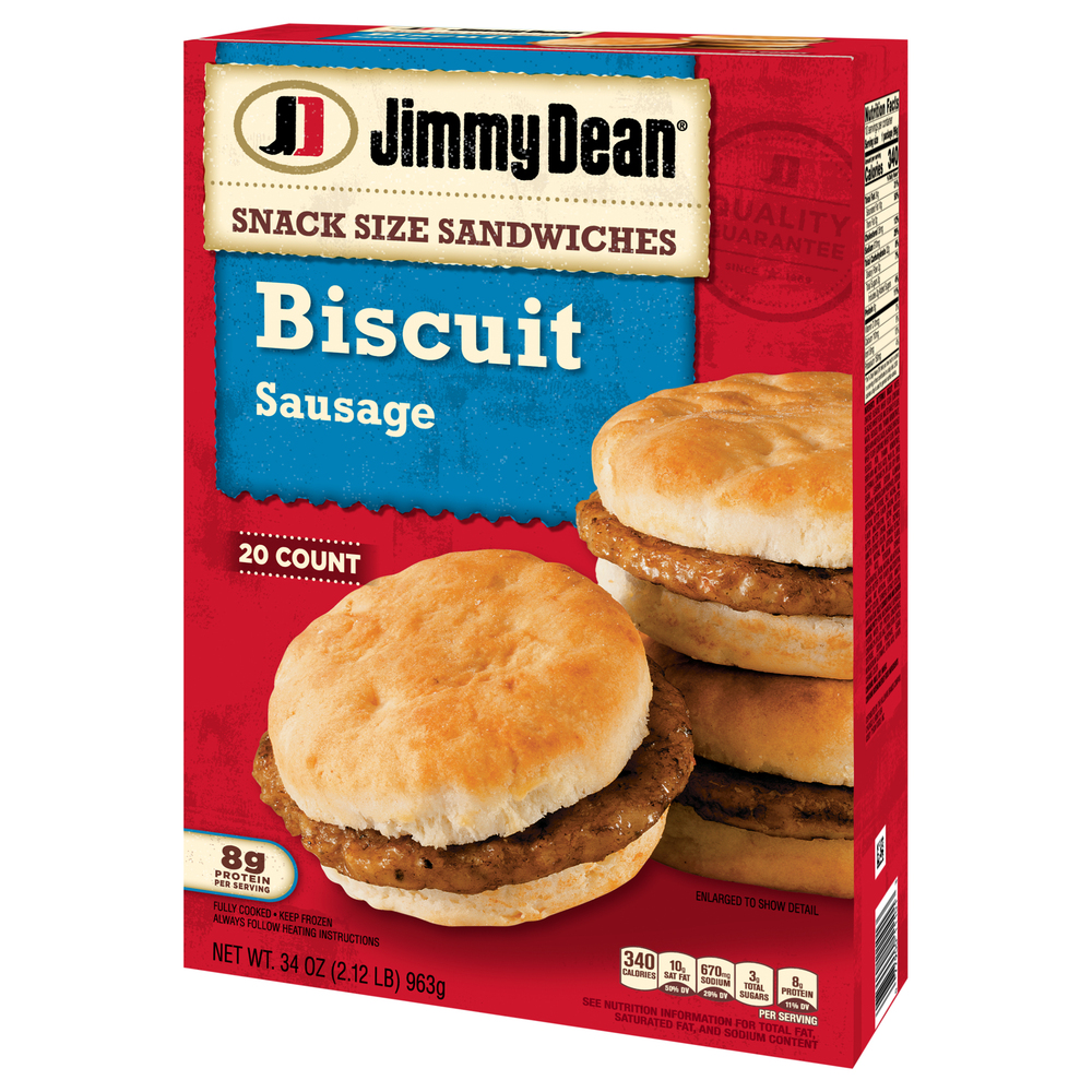 Jimmy Dean Jimmy Dean Snack Size Biscuit Breakfast Sandwiches with ...