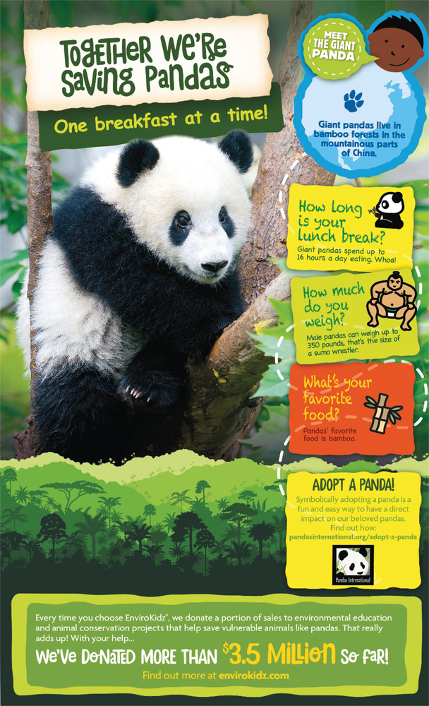 Nature's Path Organic Panda Puffs Cereal, Peanut Butter, Organic ...