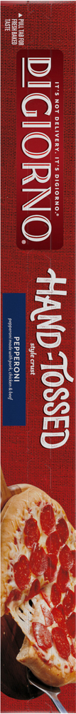 DiGiorno Pizza, Pepperoni, Hand-Tossed Style Crust-Planogram-Left