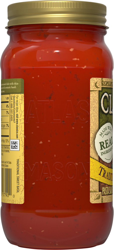 Classico Pasta Sauce, Traditional Sweet Basil-Planogram-Left