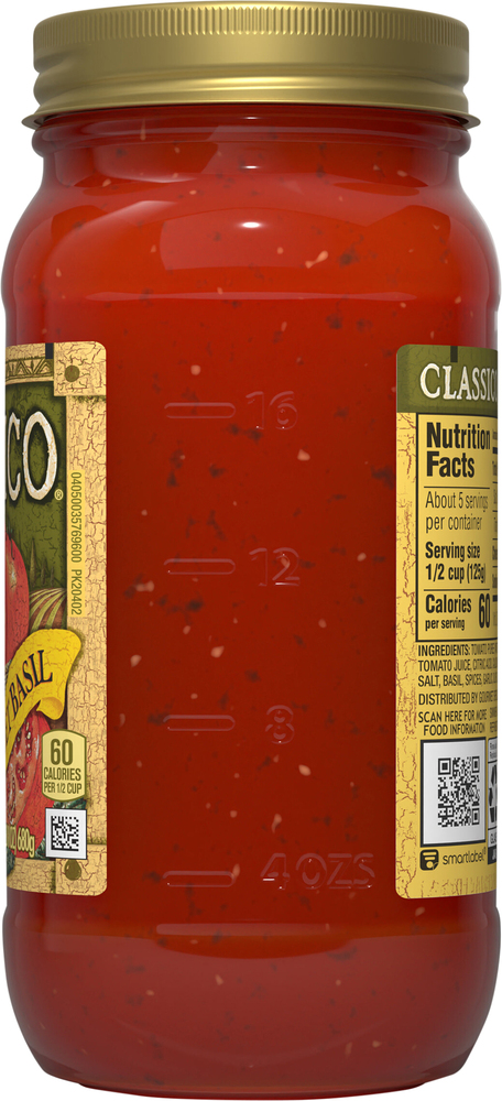 Classico Pasta Sauce, Traditional Sweet Basil-Planogram-Right