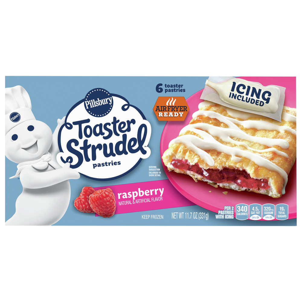 Pillsbury Toaster Strudel Toaster Pastries, Raspberry-Main