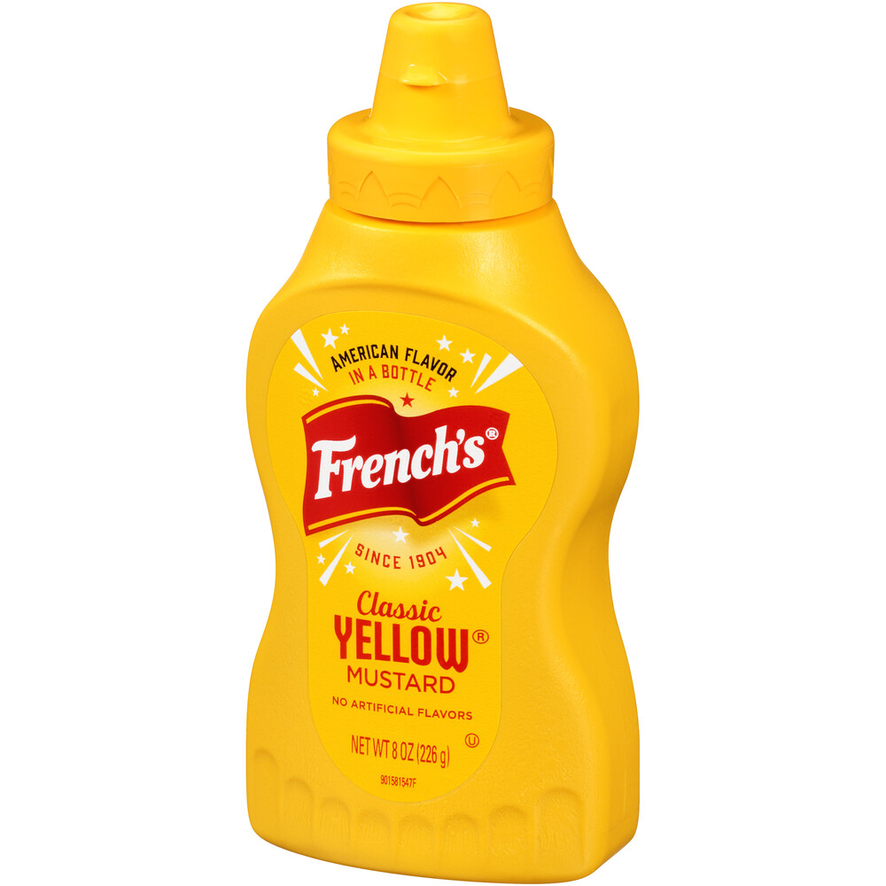 French's Classic Yellow Classic Yellow Mustard-Front-Right-Elevated