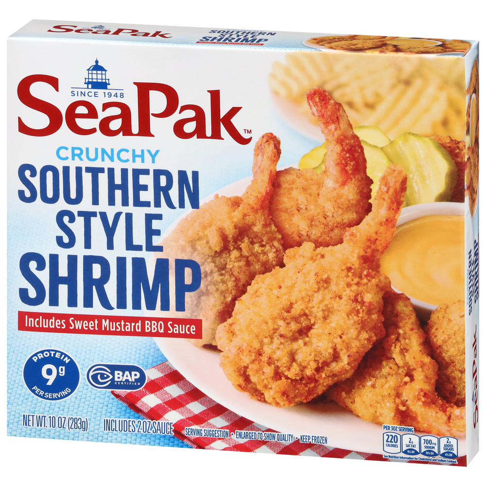 SeaPak Jumbo Shrimp, Southern Style-Front-Right-Elevated