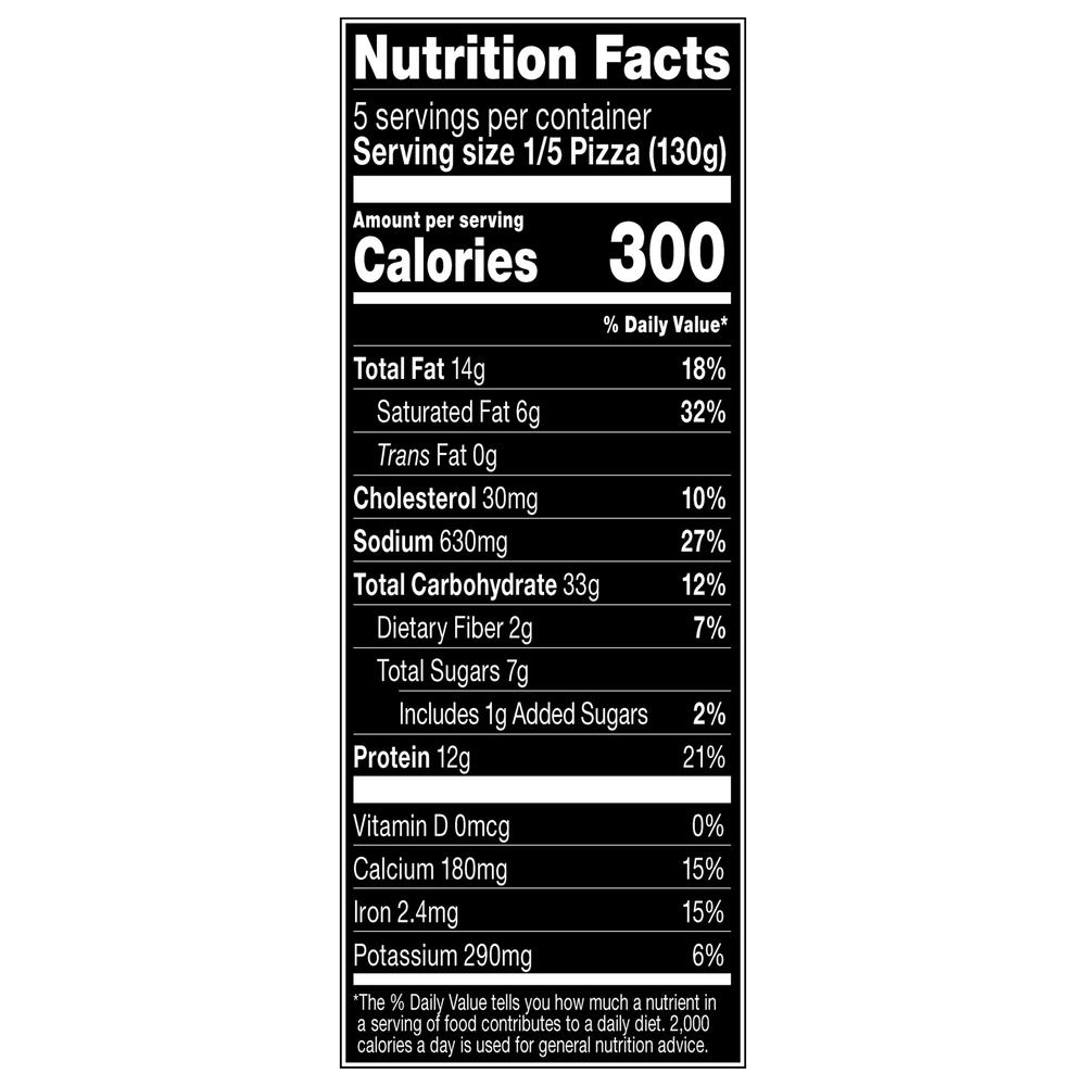 Red Baron Pizza, Classic Crust, Special Deluxe-Nutrition-Facts
