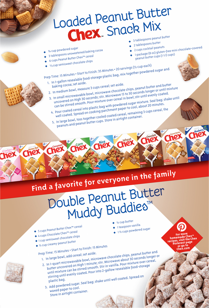 Chex Cereal, Peanut Butter-Planogram-Back