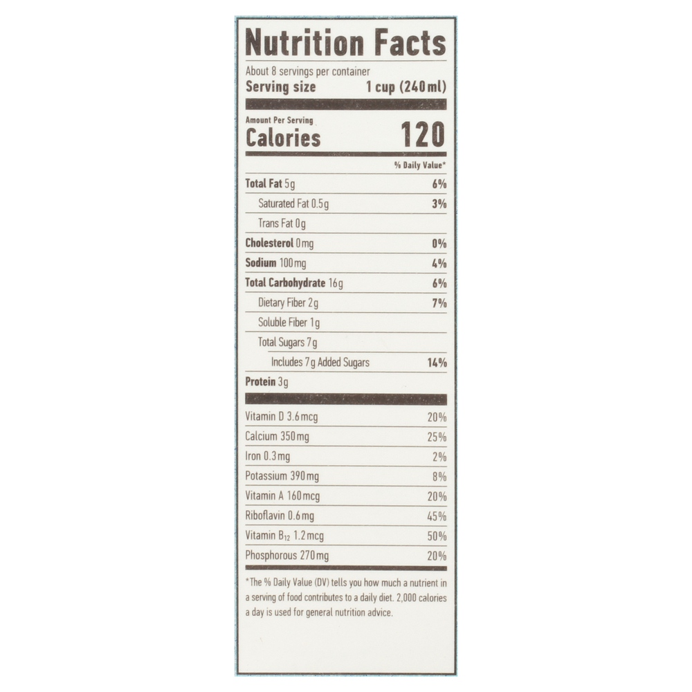 Oatly Oatmilk-Nutrition-Facts